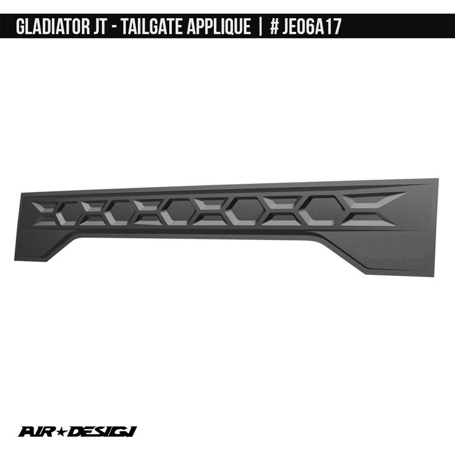 Fits 20-25 Jeep Gladiator Air Design Tailgate Applique Panel Cover ...