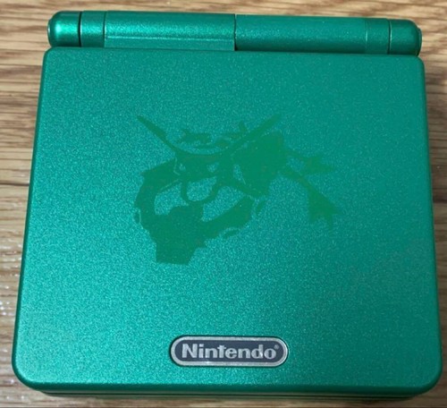 Nintendo Game Boy Advance GBA SP Pokemon Center Limited Rayquaza ...