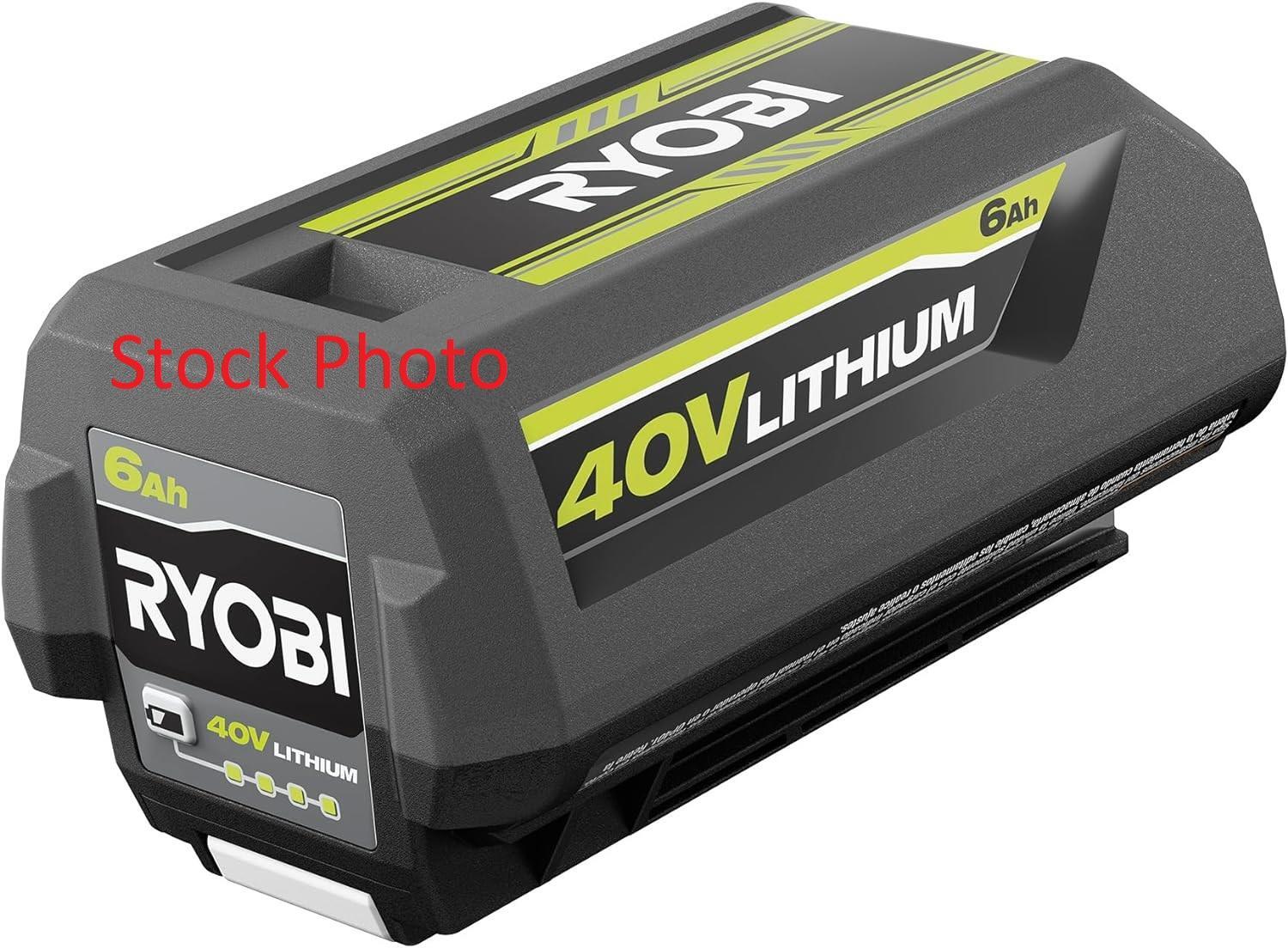 Ryobi 40-Volt Lithium-Ion 6.0 Ah High Capacity Battery 46396038326 | eBay