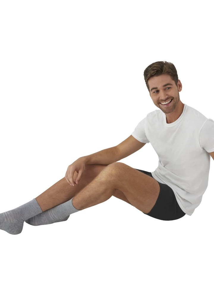 Hanes Men's Super Value Pack Black/Grey Boxer Briefs, 10 Pack,M | eBay