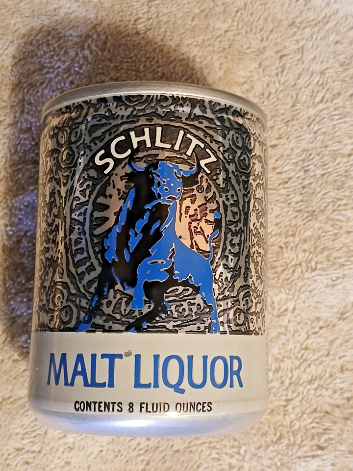Schlitz Malt Liquor 8 Oz Empty Beer Can - Jos. Schlitz Brewing Co ...