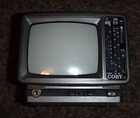 Coby CX-TV2 Portable 5 inch Black & White Television & AM FM Radio ...