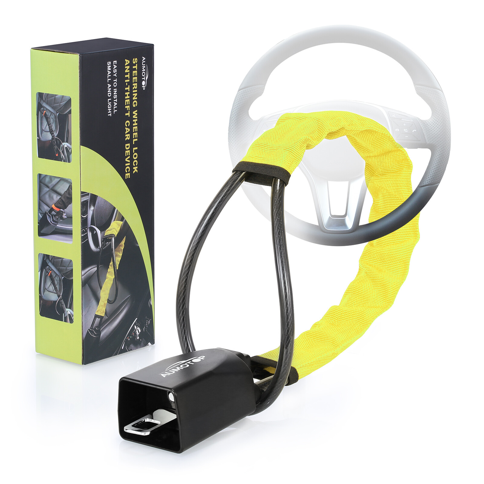 Steering Wheel Lock, Universal Lock -Theft Locking Device W5H7 | eBay