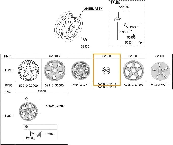⭐GENUINE⭐ OEM Wheel Center Cap 1 PC For Ioniq Sonata Elantra 2021-22 ...