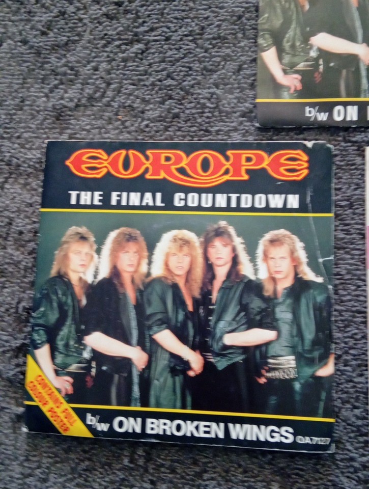 Europe - The Final Countdown (Poster sleeve) , Rock The Night & The ...