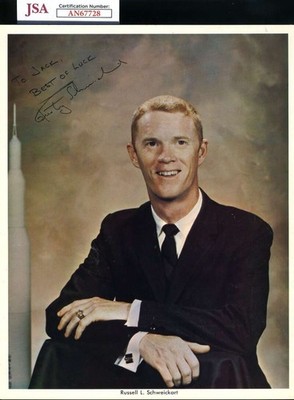 Russell Schweickart JSA Coa Signed 8x10 NASA Photo Autograph | eBay