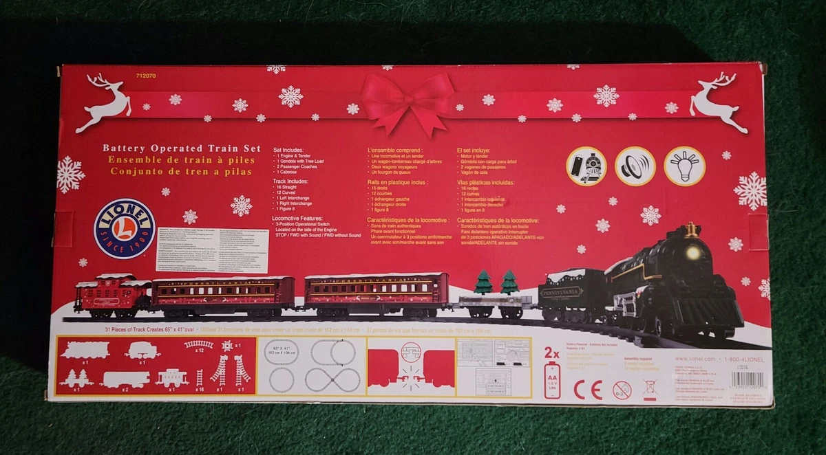 prices online Lionel Christmas Pennsylvania Flyer Passenger 37 Pcs ...