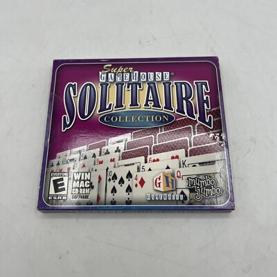 Super Gamehouse Solitaire Collection PC Game 2004 SEALED WIindows 95/98 ...