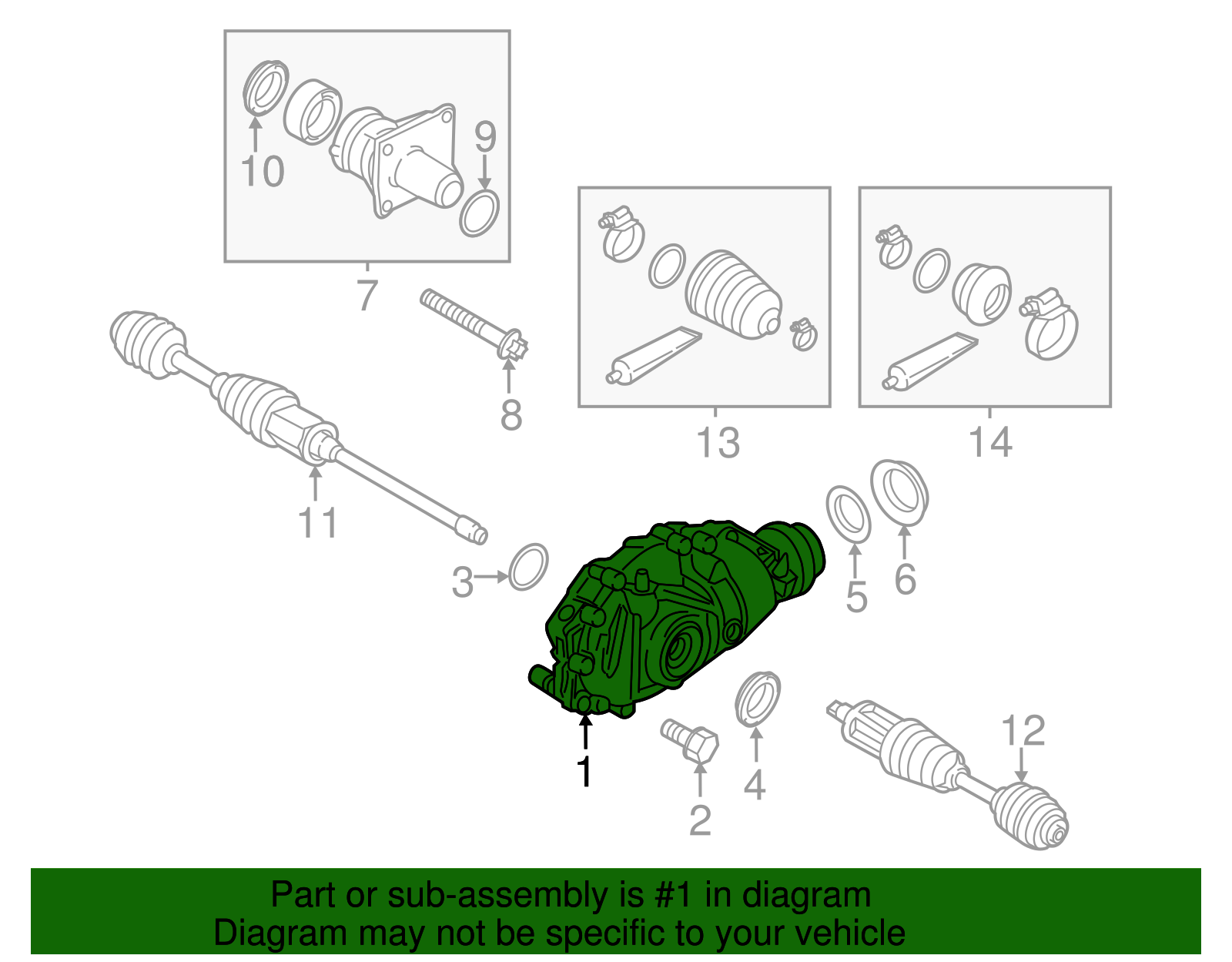 Genuine OEM Differential for BMW 31508623110 for sale online | eBay