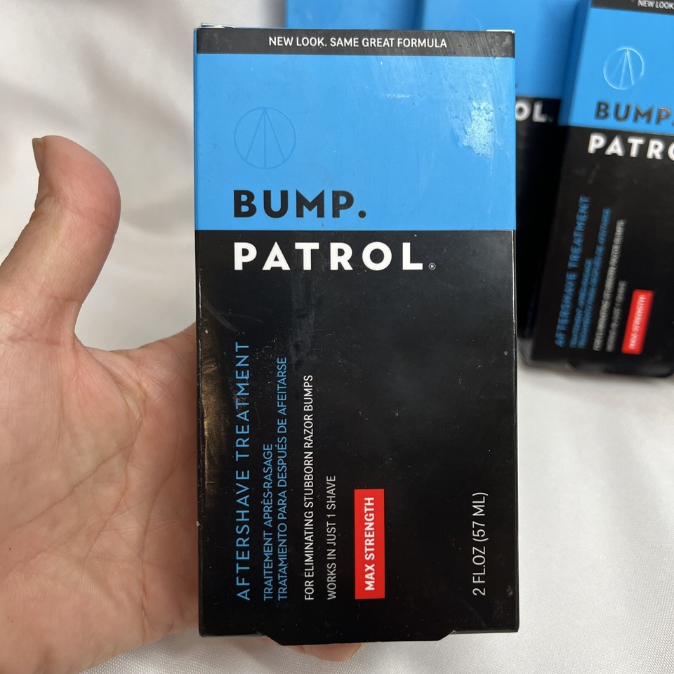 (4Pk) Bump Patrol Max Strength Aftershave Treatment, Eliminating Razor ...
