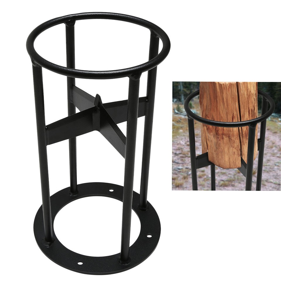 8.7" Steel Kindling Firewood Log Splitter Wood Cutter Cutting Cracker ...