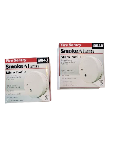 Kidde Fire Smoke Alarm Detector Micro Profile i9040 Ionization 21026056 ...
