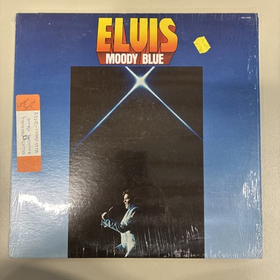 Elvis Presley- Moody Blue- LP 1977 RCA Victor AFL1-2428 Blue Vinyl | eBay