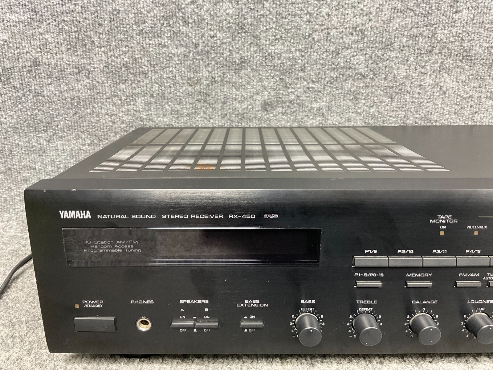 🔊 Yamaha RX-450 “Natural Sound” Stereo Receiver (1990) – 45 WPC, FM/AM ...