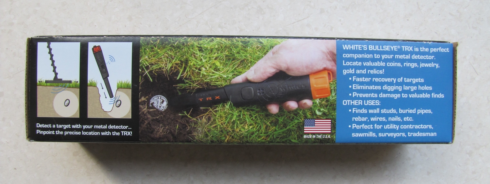 Whites Bullseye TRX Pin-Pointer Metal Detector for sale online | eBay
