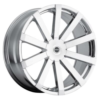 24 inch 24x10 Strada GABBIA CHROME wheels rims 5x115 +15 | eBay