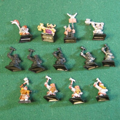 Dwarf Hammerer Lot of 13 Warhammer Fantasy WFB Games Workshop GW Metal ...