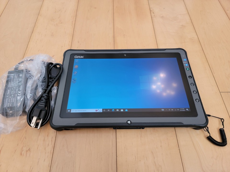 Getac F110 G3 Rugged Tablet Computer i5-6200U 8GB 256GB Wi-Fi 4G LTE 2 ...
