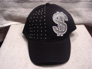 DOLLAR SIGN MONEY BASEBALL CAP HAT #2 ( BLACK ) | eBay
