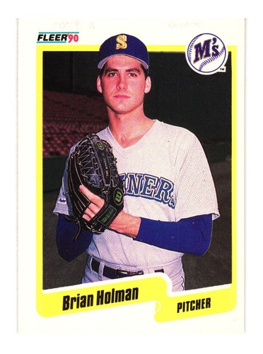1990 Fleer #516a Brian Holman Seattle Mariners | eBay