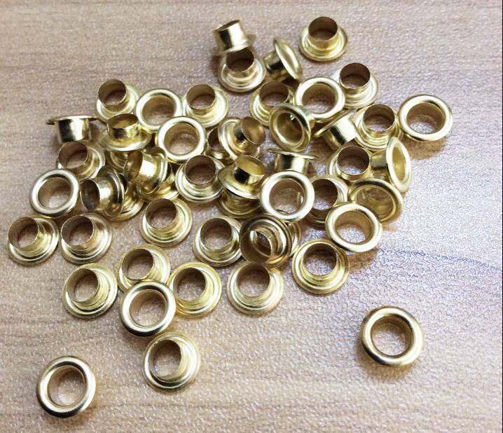 10000 Eyelets Gold For 5.5mm Semi-automatic File Bag Eyelet Punching ...