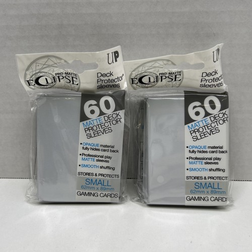 120 Ultra Pro Eclipse Pro-Matte Deck Protector Card Sleeves - WHITE ...
