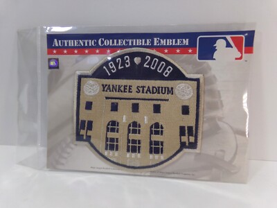New York Yankees Yankee Stadium 1923-2008 Logo Patch Baseball 080422WT2 ...