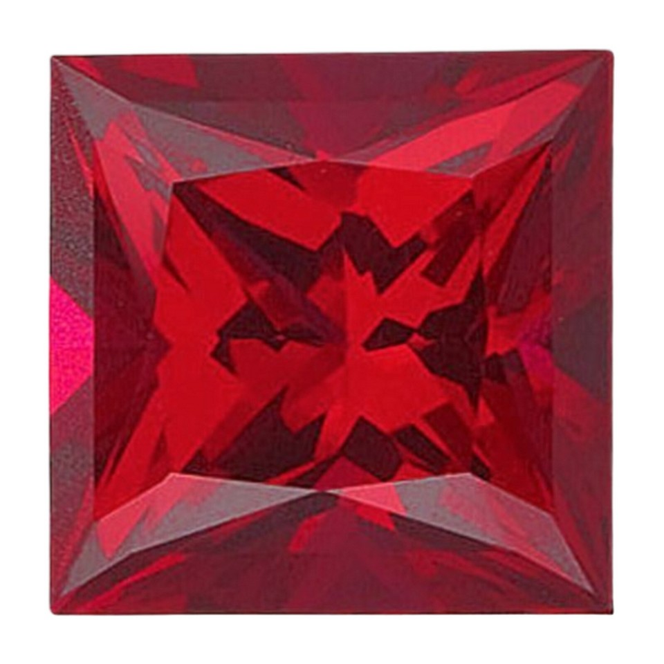 Ruby Square Cut Loose Gemstone 9mm Calibrated Loose Gemstone 3 Cts | eBay