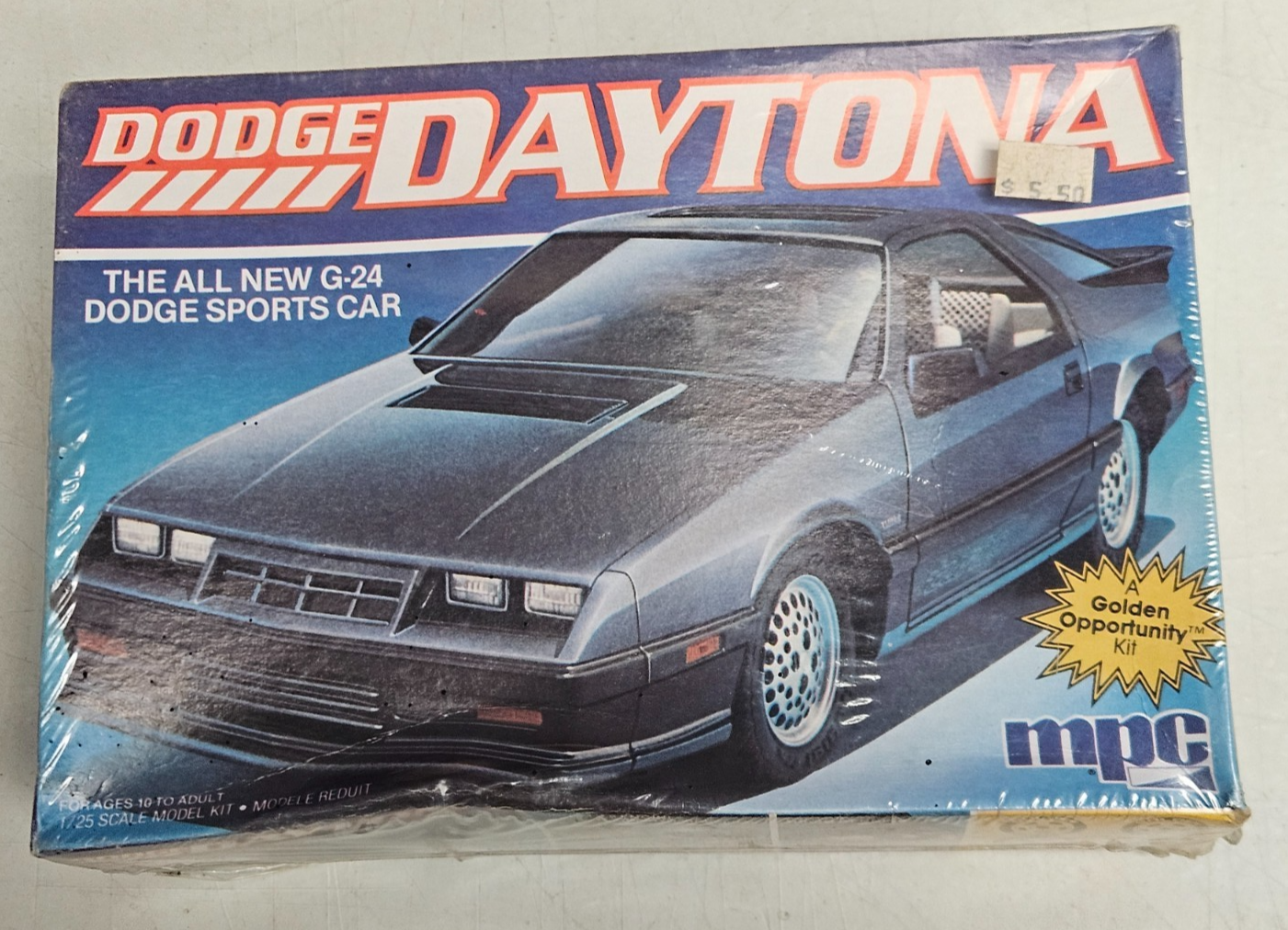 MPC #1-0884 Dodge Daytona - G24 Dodge Sports Car 1/25 Scale Plastic ...