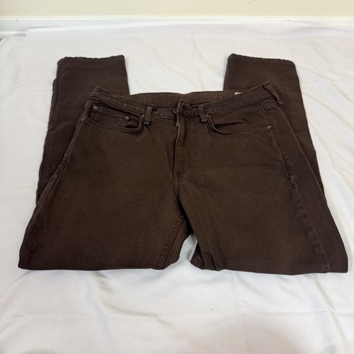 Rag & Bone Fit 2 Slim Jeans Straight Leg 32x32 Burnt Brown ...