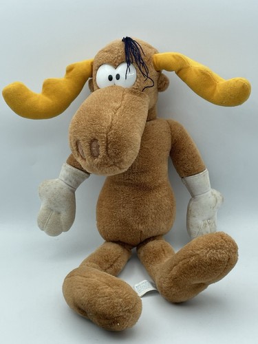 Vintage Rocky And Bullwinkle Plush 28" Bullwinkle Stuffed Animal Toy ...
