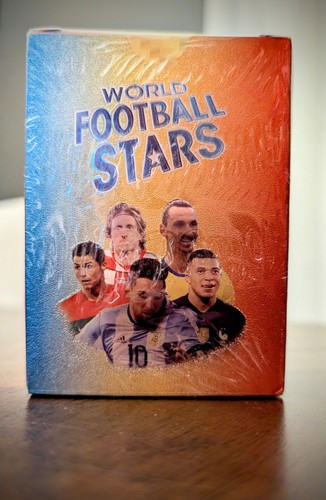 Pack of 55 World Football (Soccer) Stars Trading cards Rainbow Foil New ...