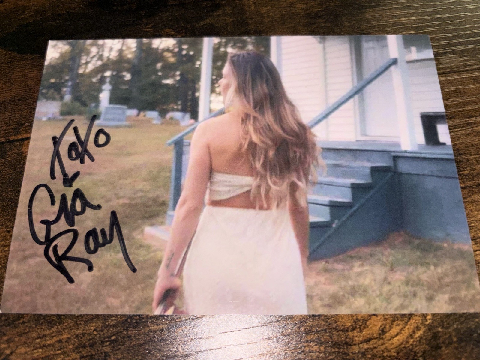 GIA RAY Authentic Hand-Signed Autograph Model Playboy CGOY 2016" 4x6 ...