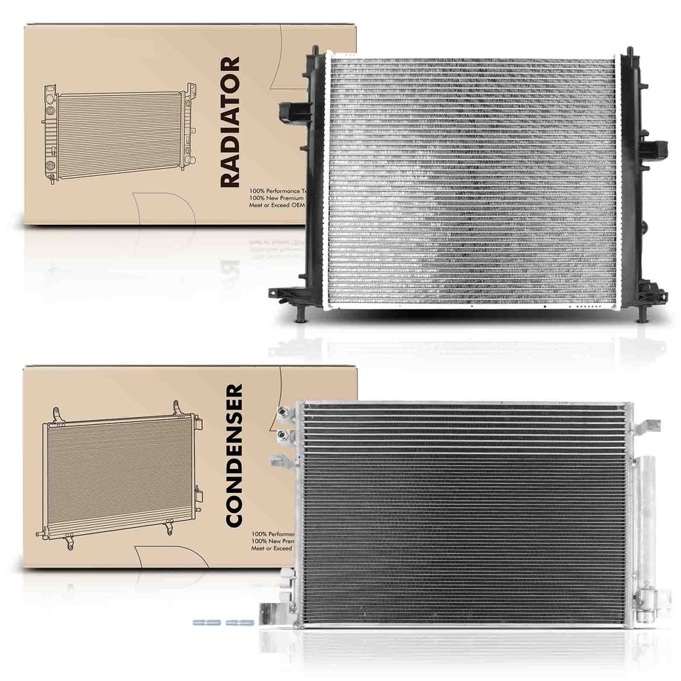 New Radiator & AC Condenser Cooling Kit for Cadillac ATS 2013 2014-2016 ...