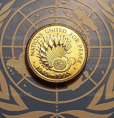 1995 £2 Two pound coin 50th Anniversary of United Nations Brilliant ...