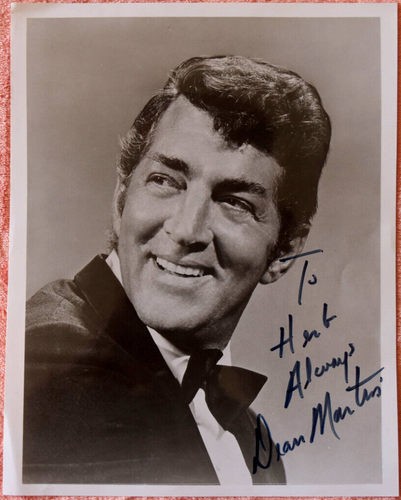 Dean Martin Hand Signed Photo 8"X10" | eBay