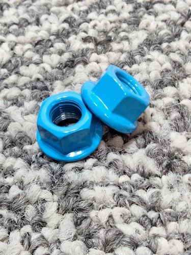Bmx Axle Nuts 26 TPI for 3/8" Axles SE Powder Blue Old School Bmx Set ...