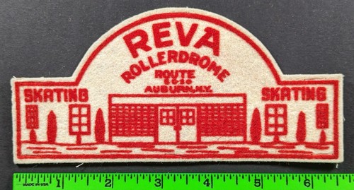 Vintage Reva Rollerdrome Auburn New York Roller Skating Patch | eBay