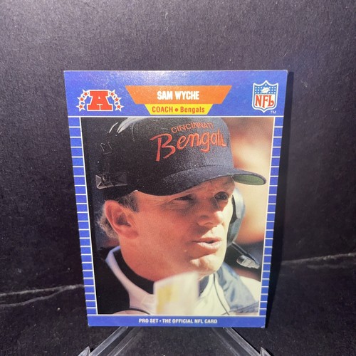 1989 Pro Set #72 SAM WYCHE Cincinnati Bengals | eBay
