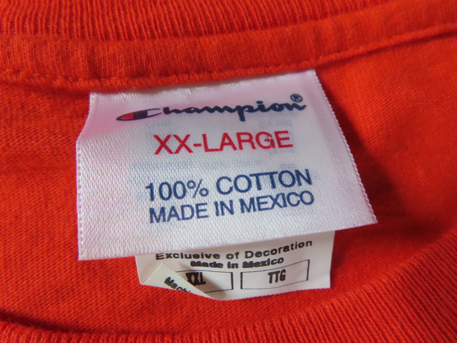 Vintage Champion Label - CHAMPION Athletic (2XL) T-Sh… - Gem