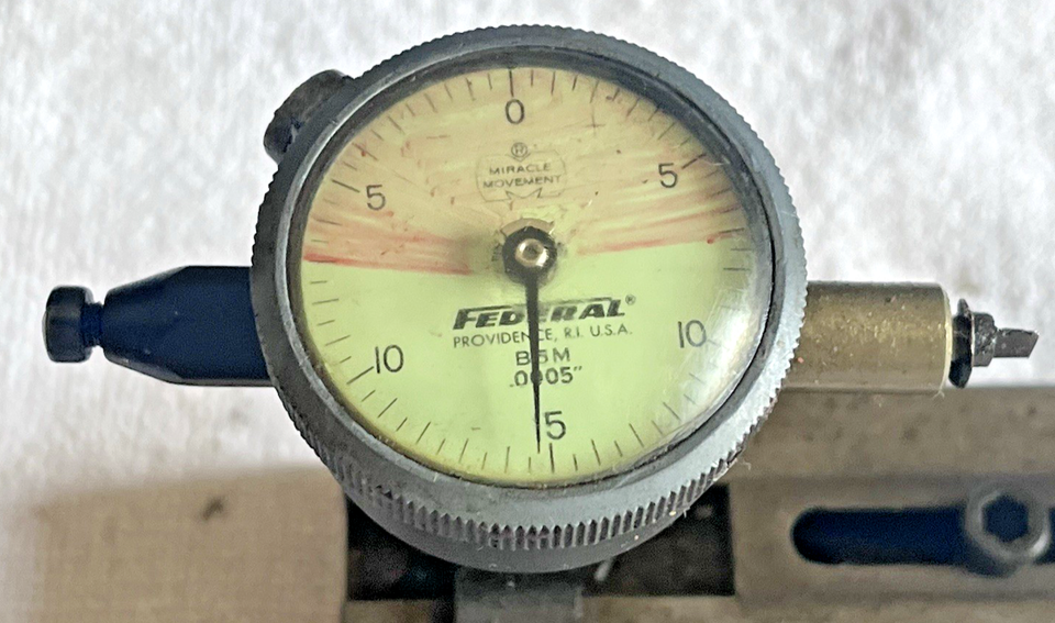 Bench Style Adjustable BLADE MICROMETER Federal Dial .0005” 🇺🇸 | eBay