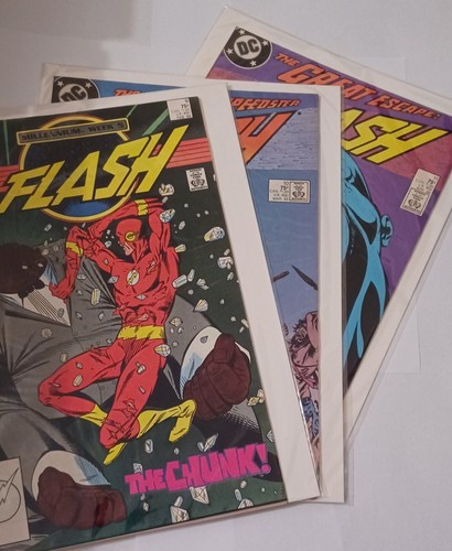 The Flash Vol 2 Issues 9, 10, and 11 The Chunk Storyline DC Comic Books ...