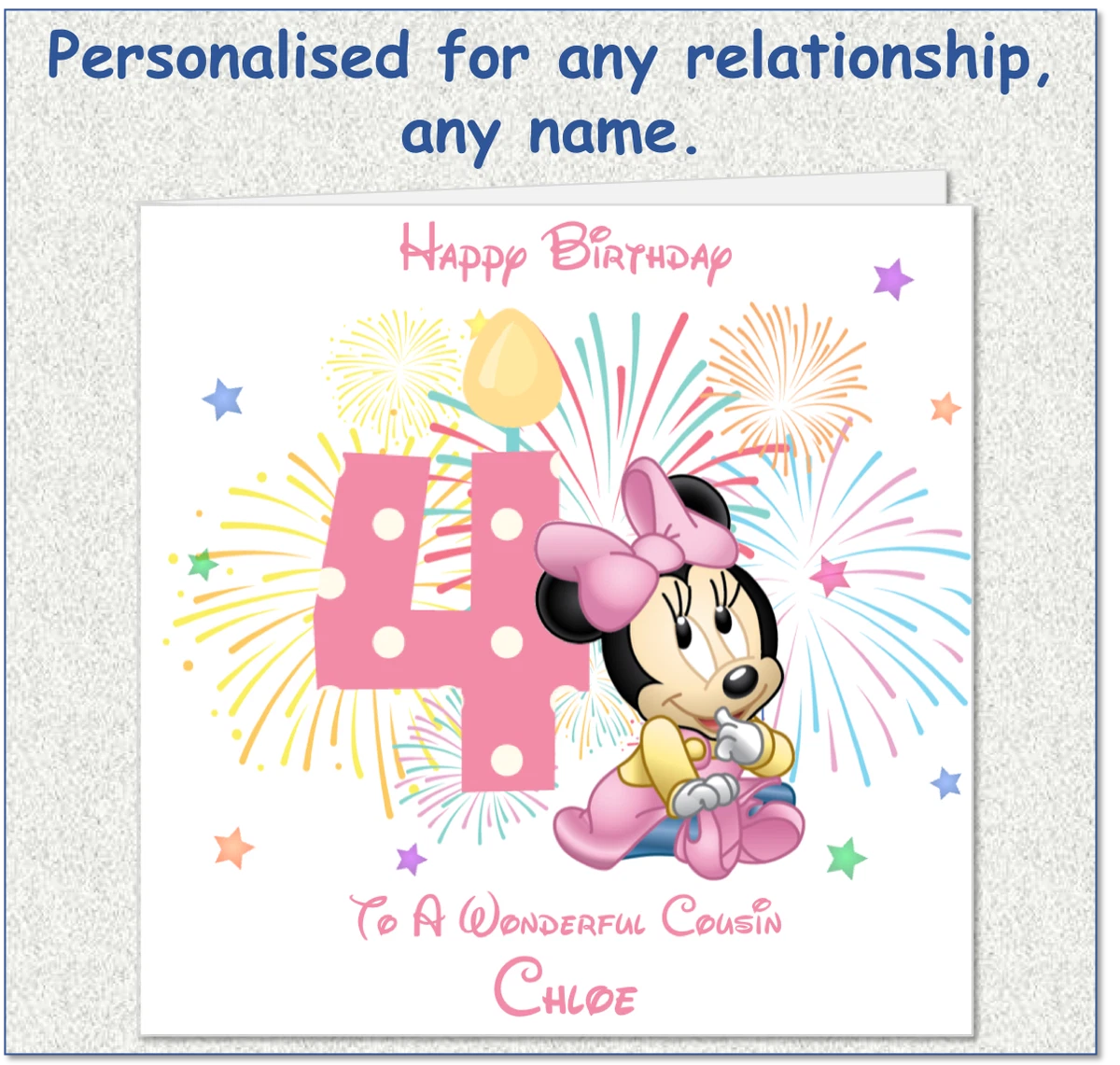 Minnie Mouse 4th Birthday Pictures