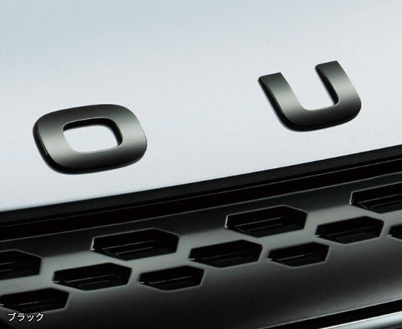 OEM Mitsubishi OUTLANDER 2022 Hood Bonnet Emblem Badge BLACK Color ...