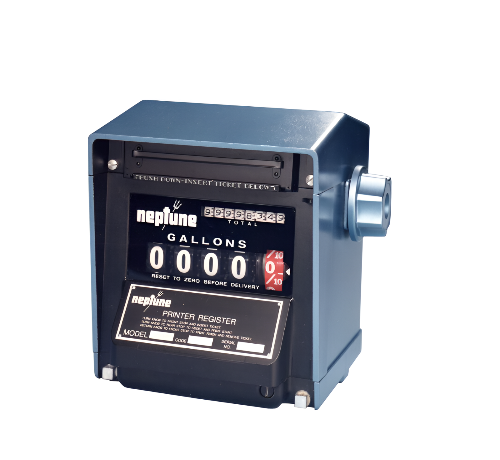 Red Seal Neptune 833-0 Mechanical Printer Register for Fuel & LP Gas ...