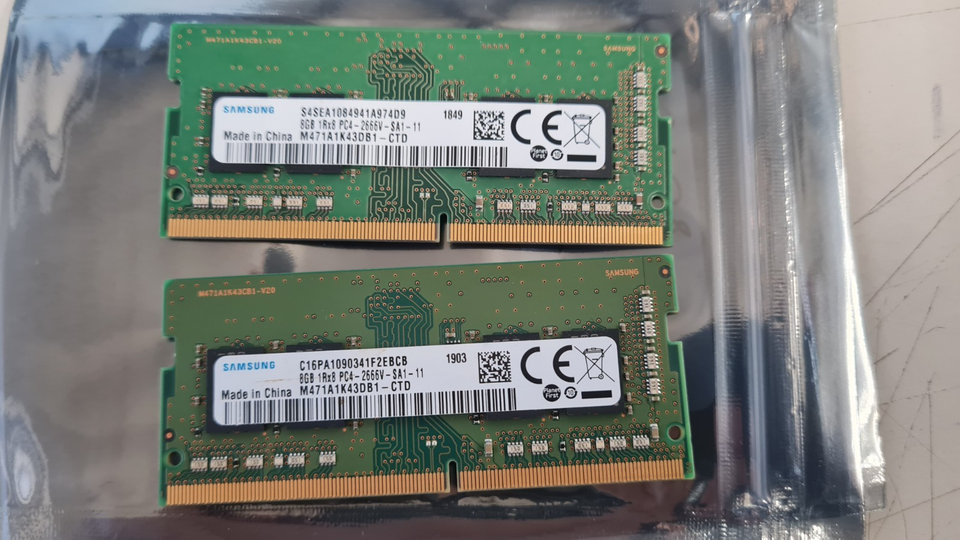 Laptop Memory 16GB ( 2x 8GB )DDR4-2666 RAM Matched Pair 260 pin sodimm ...