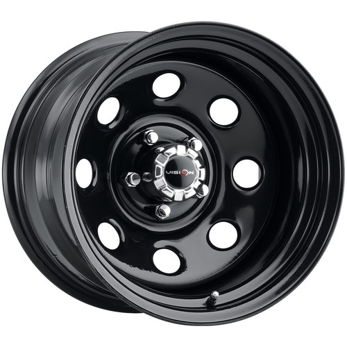 Vision 85 Soft 8 16x7 5x4.5" +0mm Gloss Black Wheel Rim 16" Inch | eBay