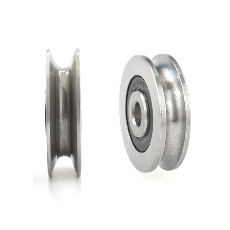 12*50*13mm Groove Wheel Metal U-groove Steel Wire Rope Lifting Wheel ...