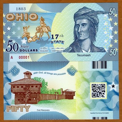 USA States, Ohio, $50, Polymer, ND (2016), P-N/L, UNC | eBay