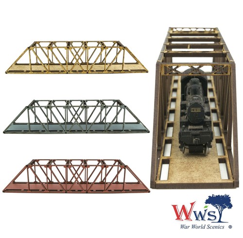 WWS Single Track N-Gauge Natural MDF Railway Girder Bridge 200mm | eBay